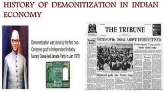 Presentation On Demonitization | PPTX