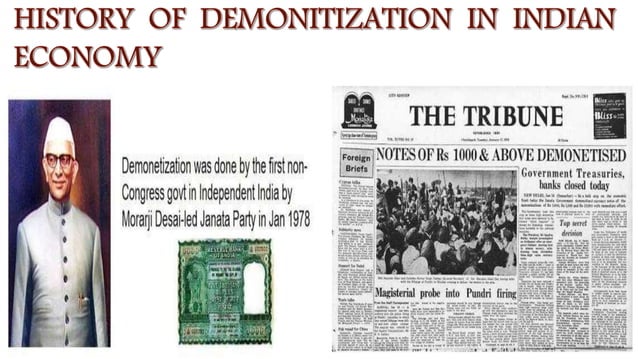 Presentation On Demonitization | PPTX