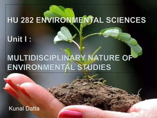 HU 282 ENVIRONMENTAL SCIENCES Lectures 1.pptx