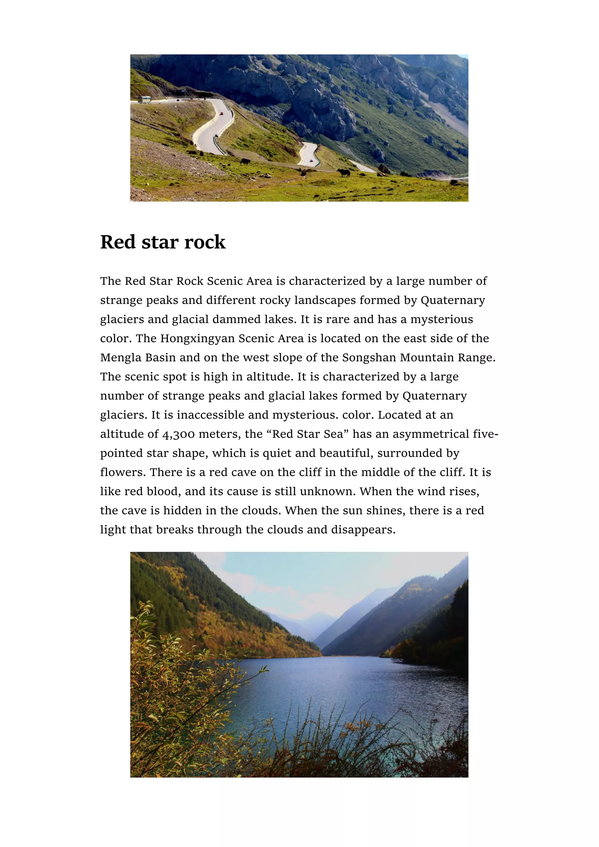 Huanglong scenic area | PDF