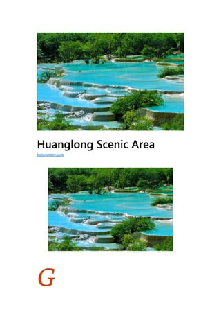 Huanglong scenic area | PDF
