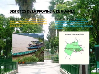 Huanta y sus Distritos | PPTX