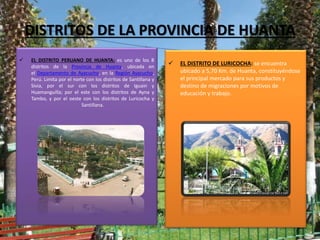 Huanta y sus distritos | PPTX