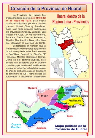 Huaral Provincia | PDF