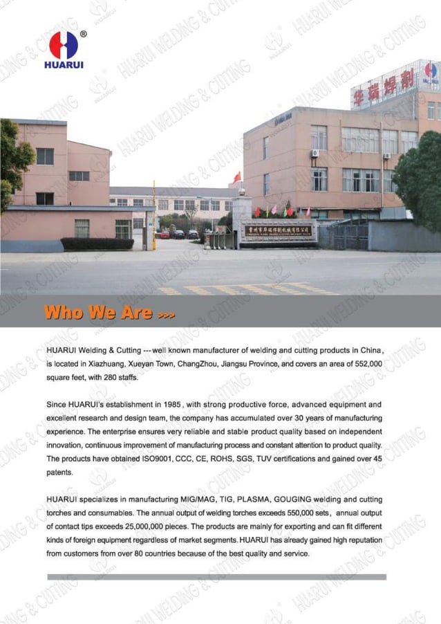 HUARUI Welding Cutting Catalogue | PDF