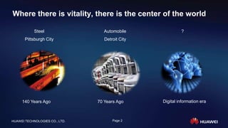 Day 1 C2C - Huawei: Acceleration Digitization to Build a Better ...