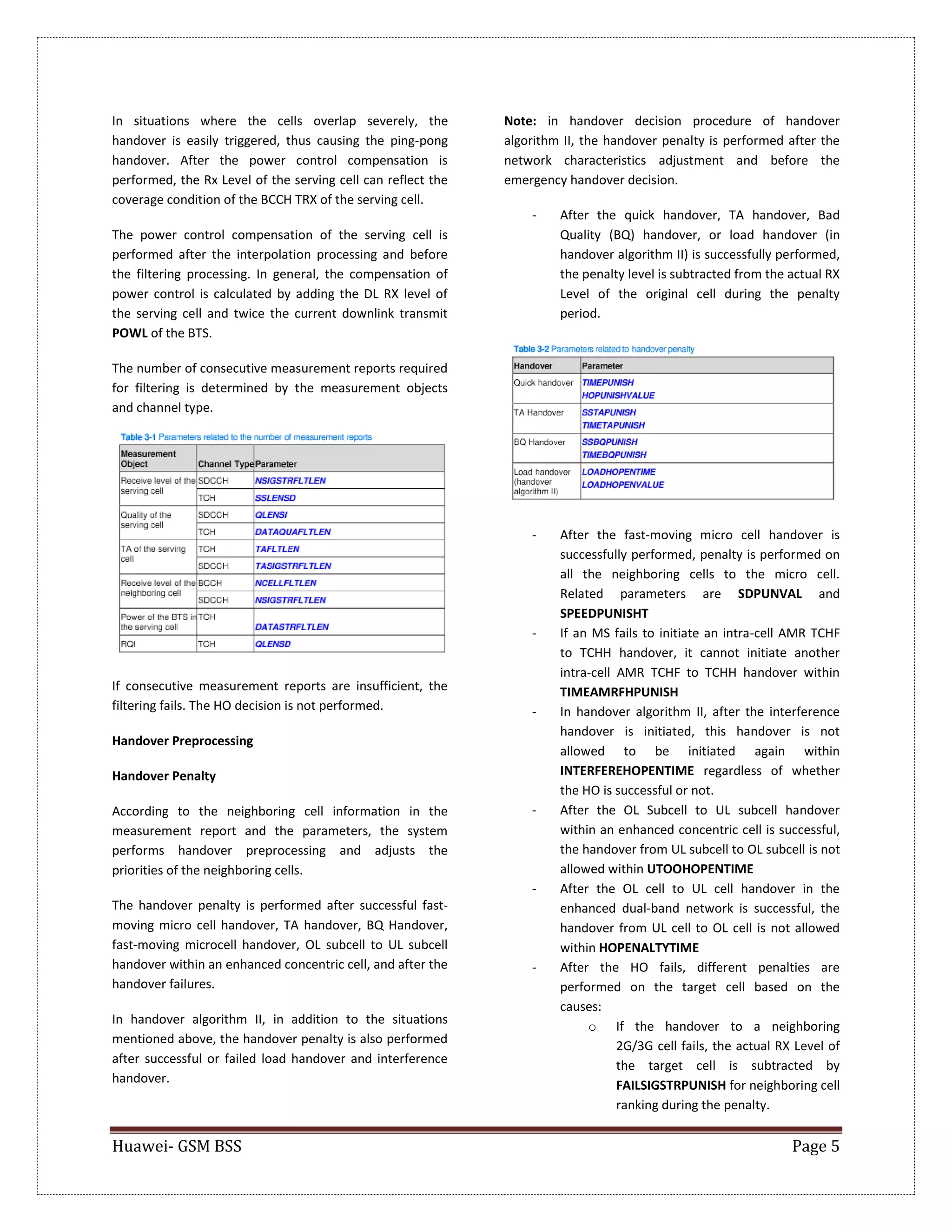 08102014_Huawei handovers-handover-algo | PDF