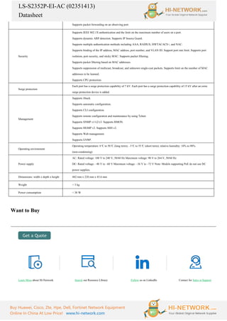 huawei-ls-s2352p-ei-ac-brochure-datasheet.pdf | Computer Networking ...