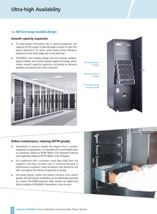 Huawei Modular UPS Systems UPS5000E Sereis | PDF