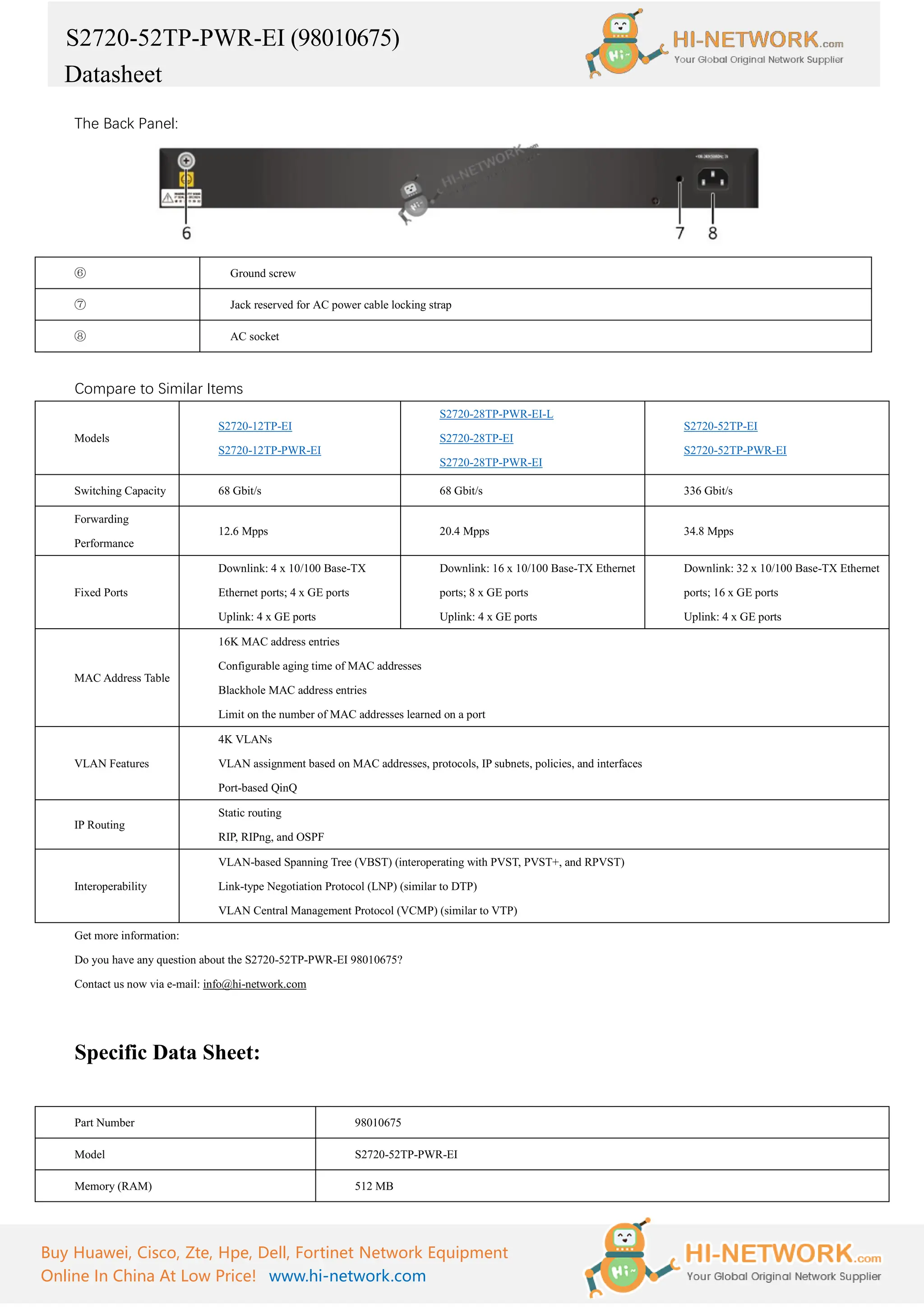 huawei-s2720-52tp-pwr-ei-brochure-datasheet.pdf | Computer Networking ...
