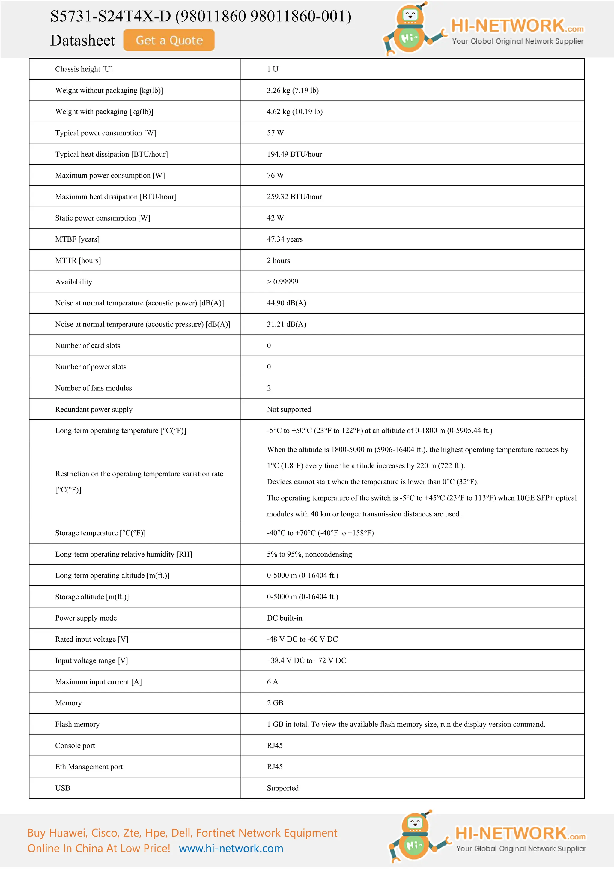 huawei-s5731-s24t4x-d-brochure-datasheet.pdf | Computer Networking | Computing
