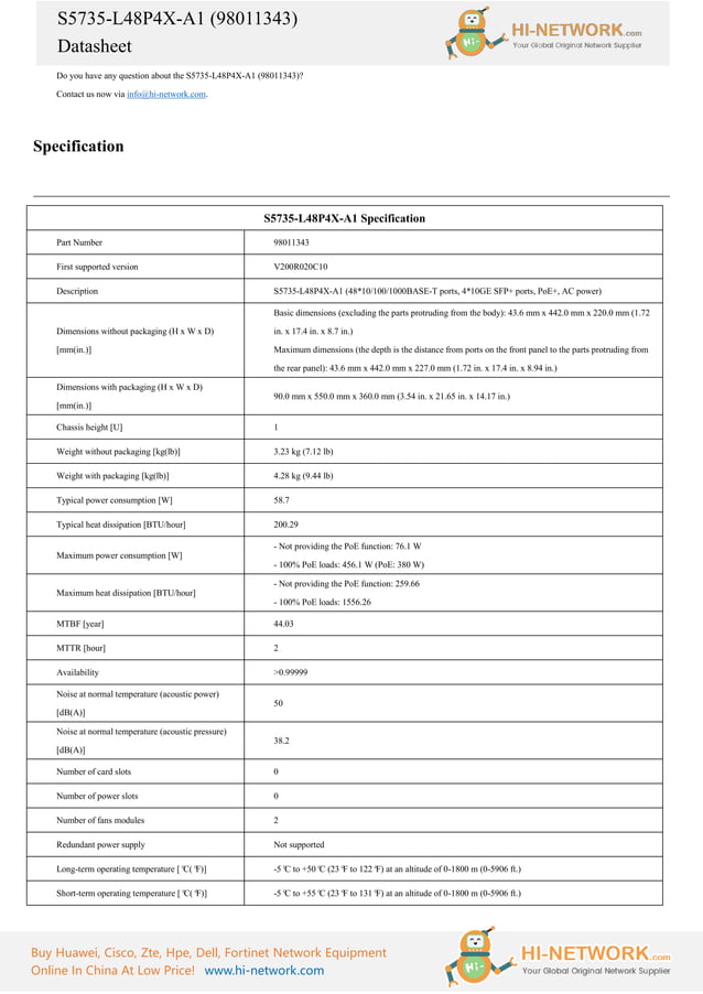 huawei-s5735-l48p4x-a1-brochure-datasheet.pdf | Computer Networking | Computing