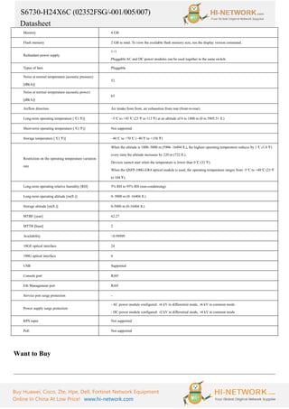 huawei-s6730-h24x6c-brochure-datasheet.pdf | Computer Peripherals | Computing