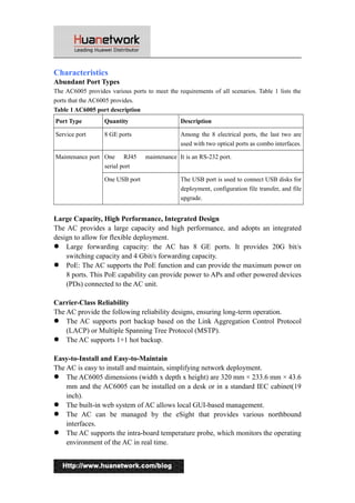 Huawei ac6005 | DOC
