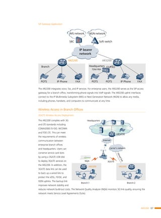 Huawei ar2200 series enterprise routers datasheet | PDF | Internet ...