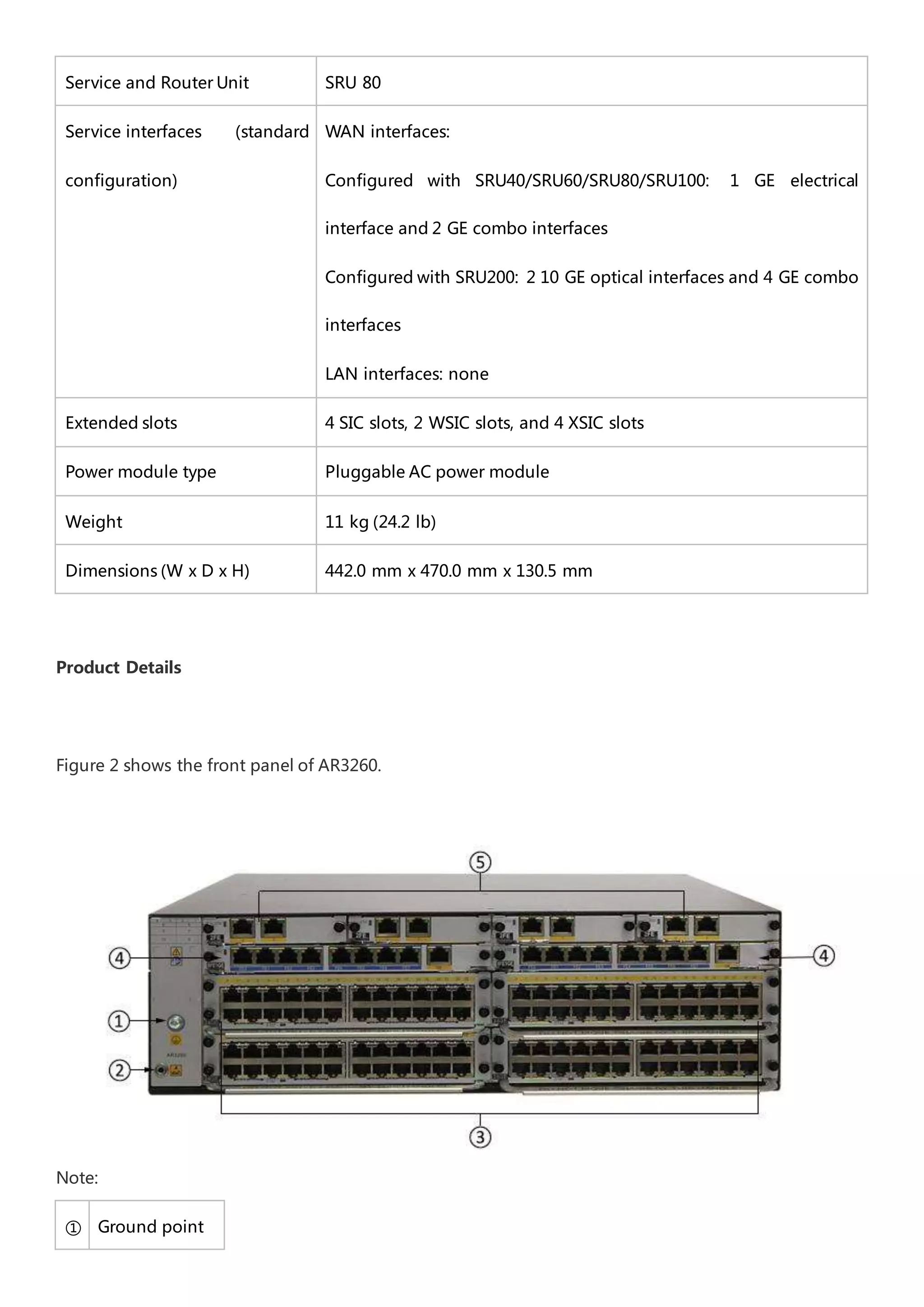 Huawei ar3260 datasheet | DOCX