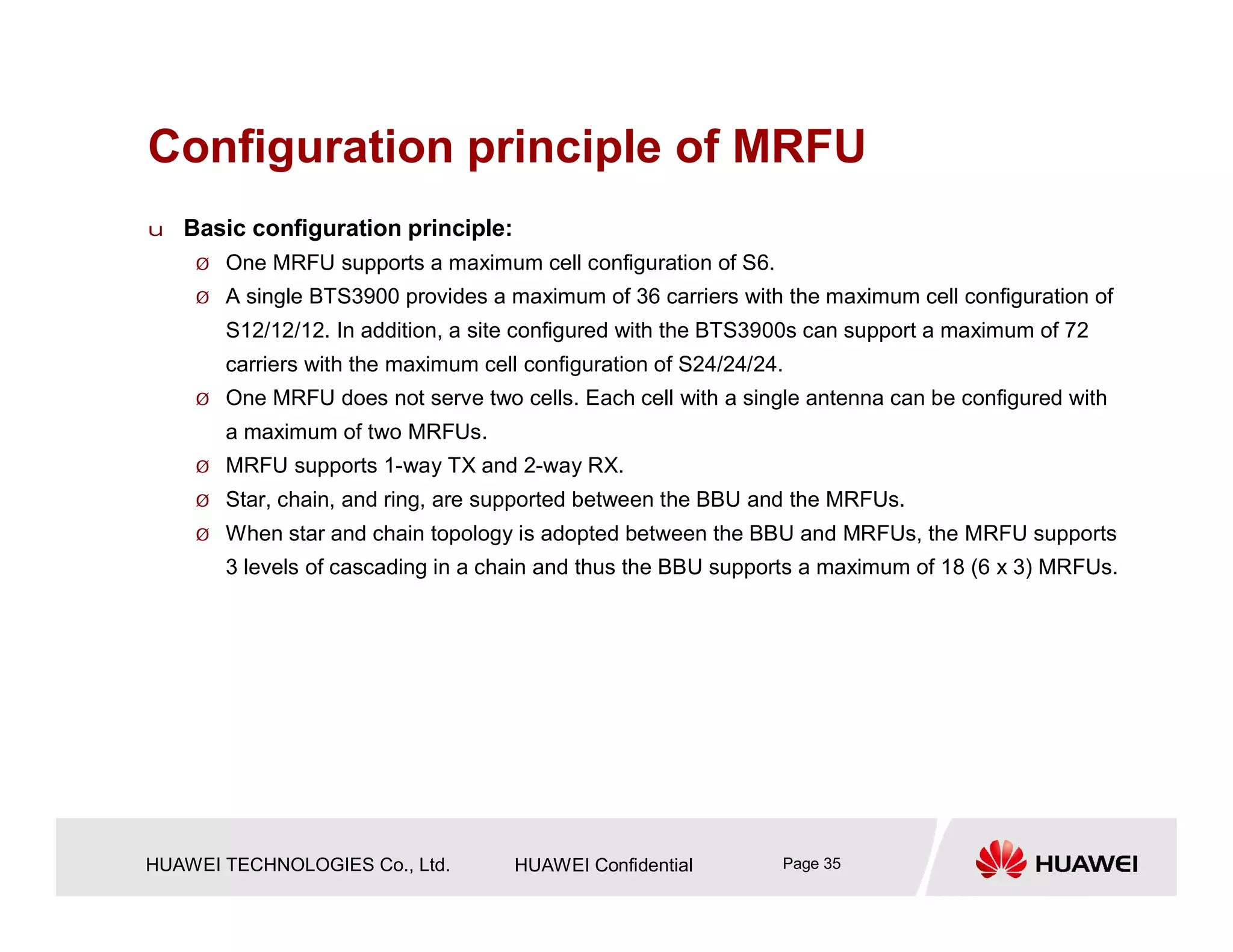 Huawei BTS 3900 Hardware Structure | PDF