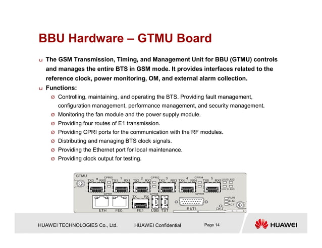 Huawei BTS 3900 Hardware Structure | PDF