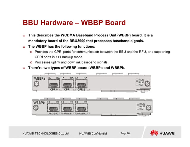 Huawei BTS 3900 Hardware Structure | PDF