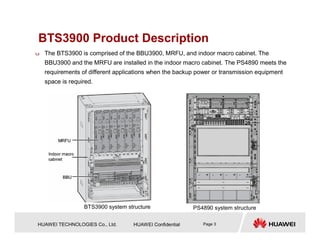 Huawei BTS 3900 Hardware Structure | PDF