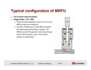Huawei BTS 3900 Hardware Structure | PDF