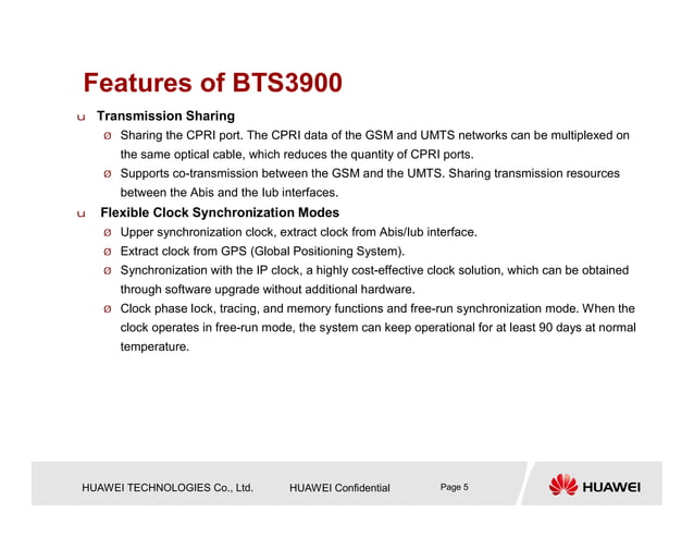 Huawei BTS 3900 Hardware Structure | PDF