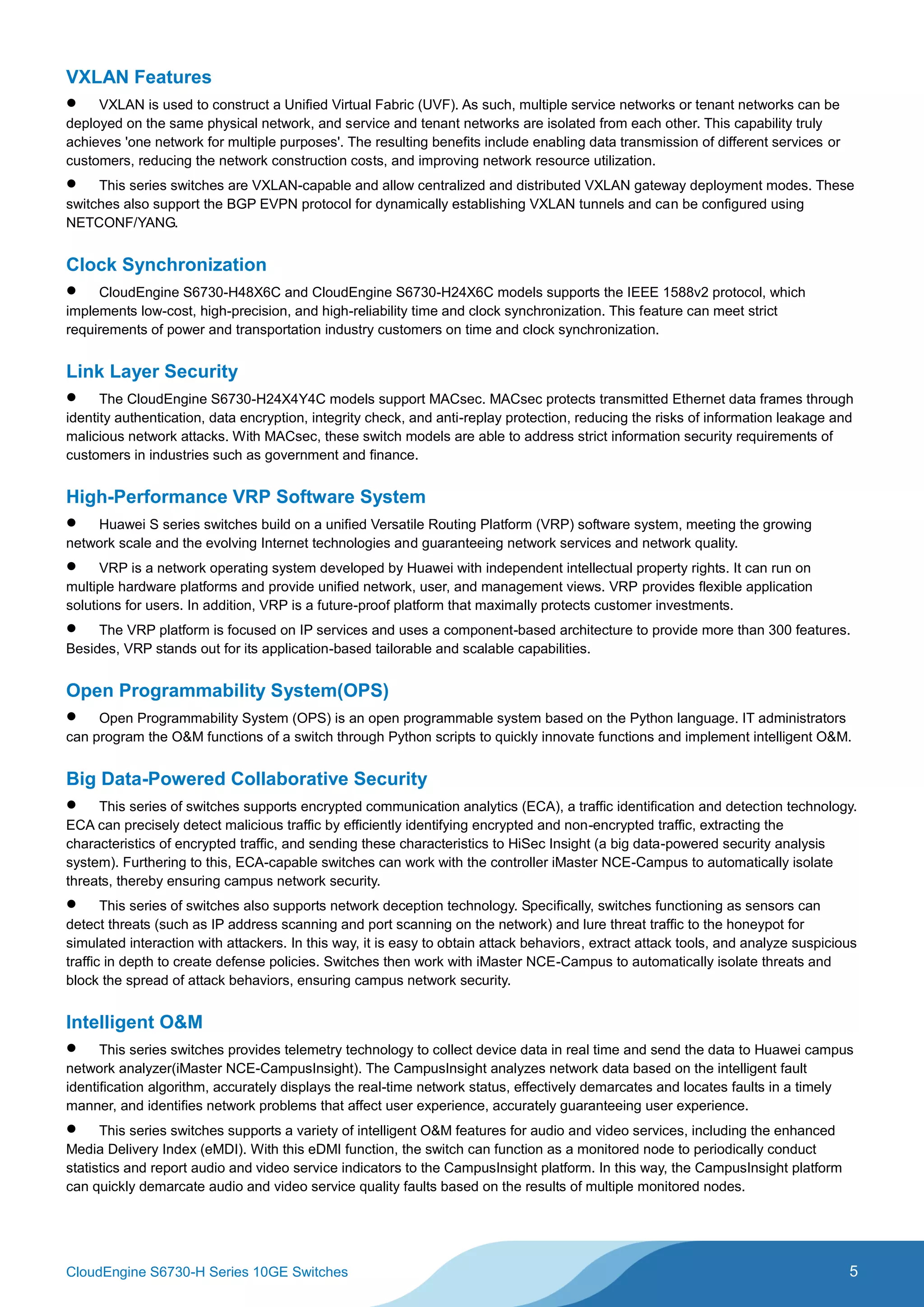 Huawei CloudEngine S6730-H Series 10GE Switches Datasheet.pdf