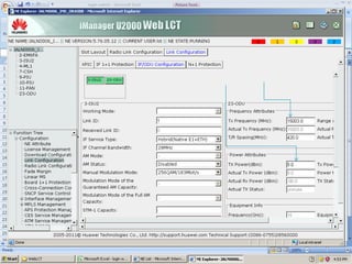 Huawei commisioning | PPTX
