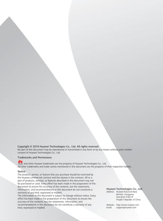 Huawei E2E 100G Solution | PDF