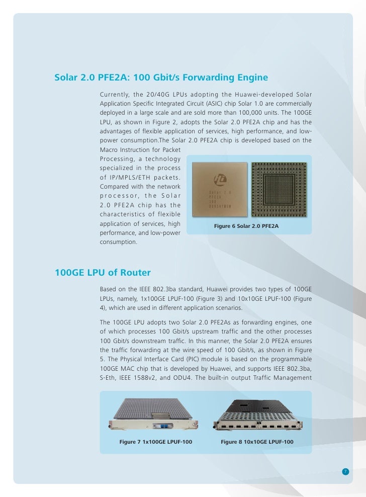 Huawei E2E 100G Solution