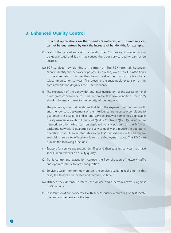 Huawei E2E 100G Solution