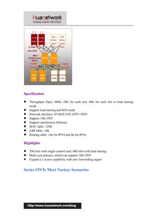 Huawei ftth c b e2 e solution | PDF