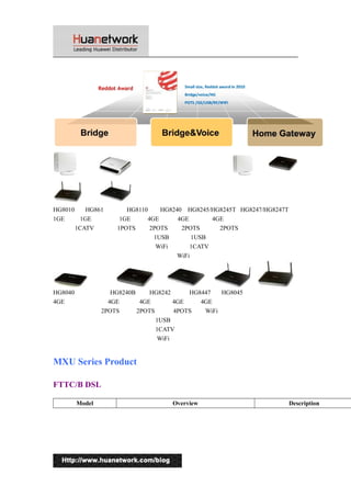 Huawei ftth c b e2 e solution | PDF