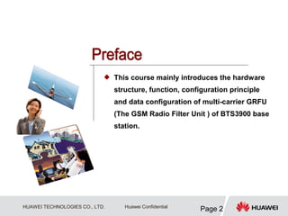 Huawei gsm grfu introduction | PPT