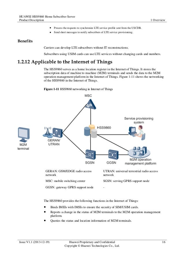 Huawei hss9860 v900 r008c20 production description