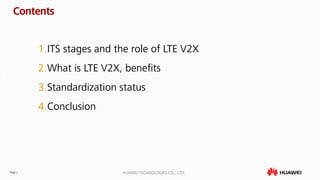 Huawei about LTE V2X Standardisation in 3GPP | PPT