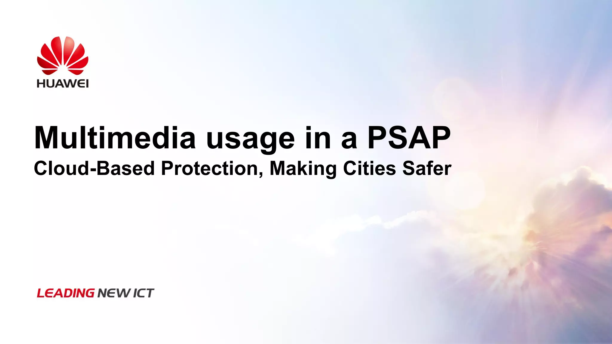 EENA 2018 - Multimedia usage in a PSAP | PPT