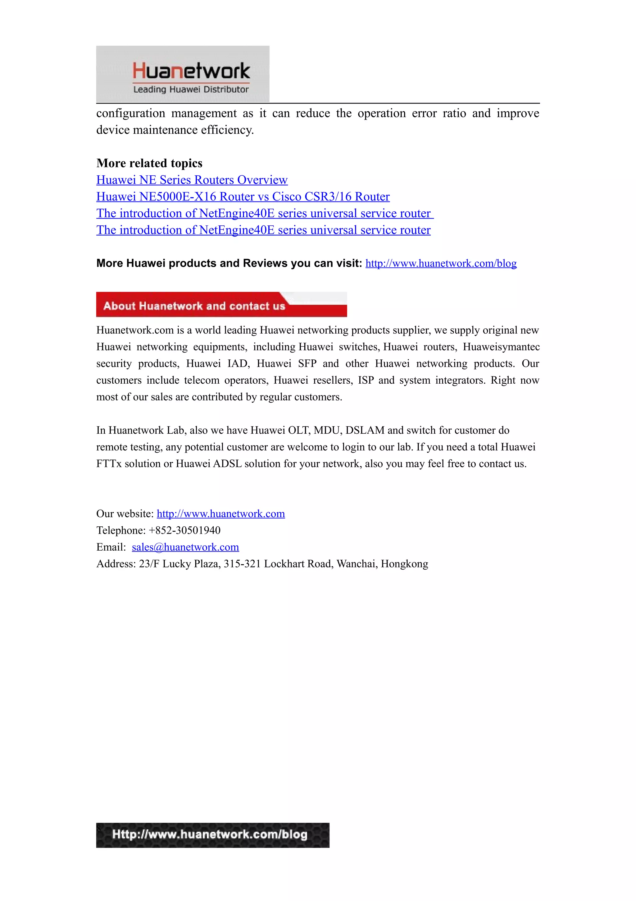 Huawei net engine5000e core router chassis and features | DOC