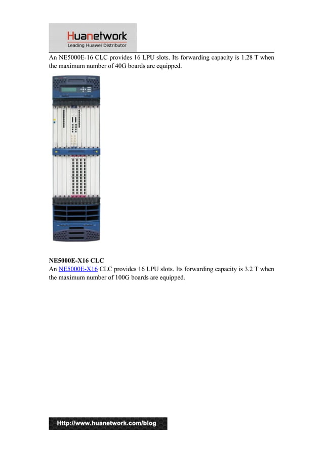 Huawei net engine5000e core router chassis and features | DOC