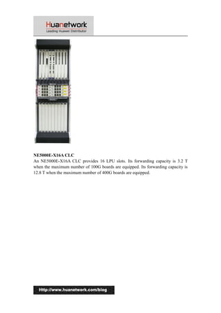 Huawei net engine5000e core router chassis and features | DOC