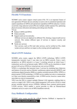 Huawei net engine5000e core router chassis and features | DOC