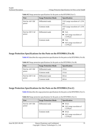 Huawei node b technical-description | PDF