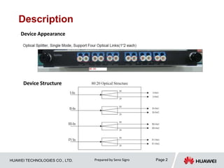 Huawei Optical splitter.pptx