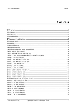 Huawei rru5508 description | PDF