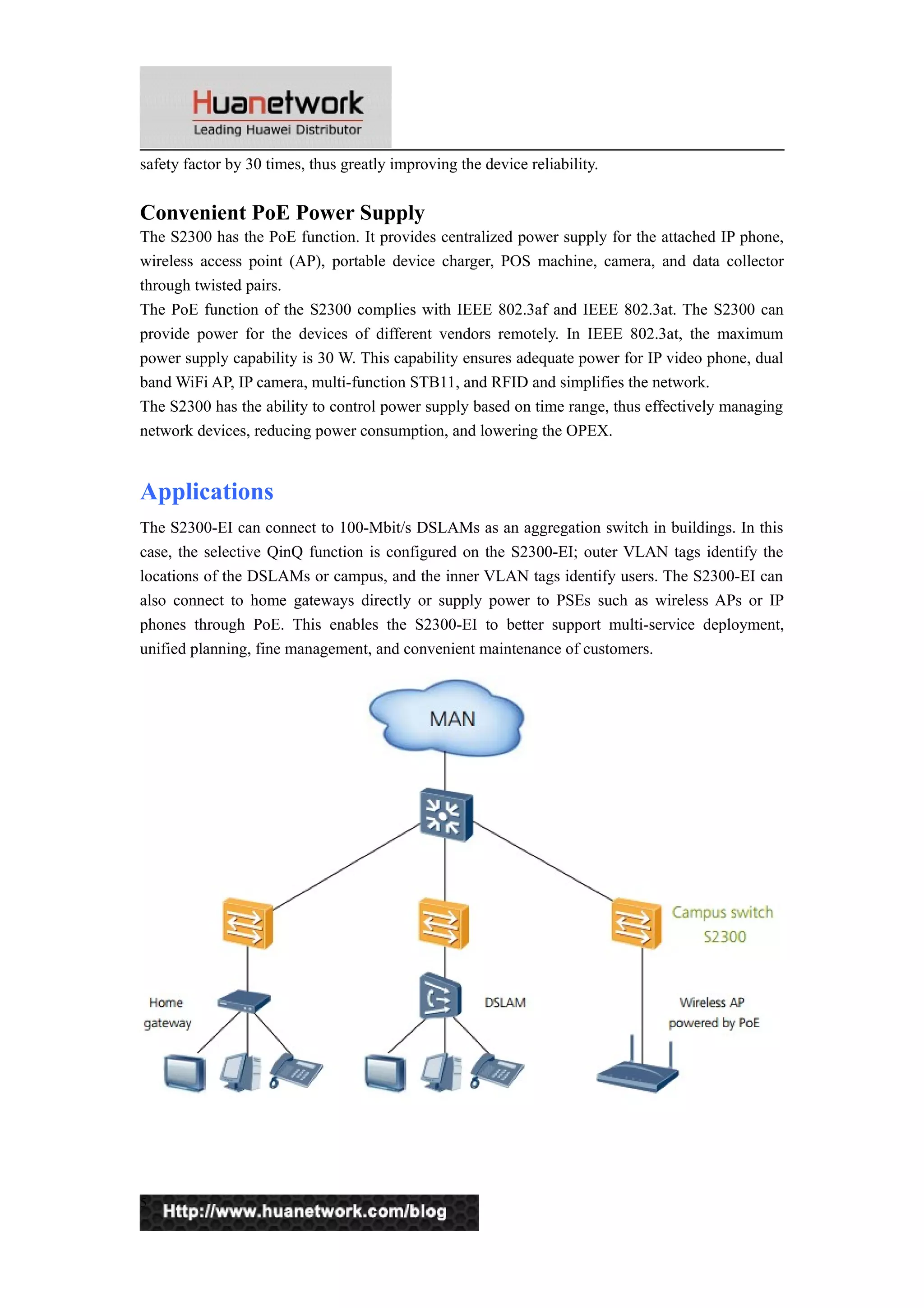 Huawei s2300 series ethernet switches overview | DOC | Telecommunications Industry | Industries