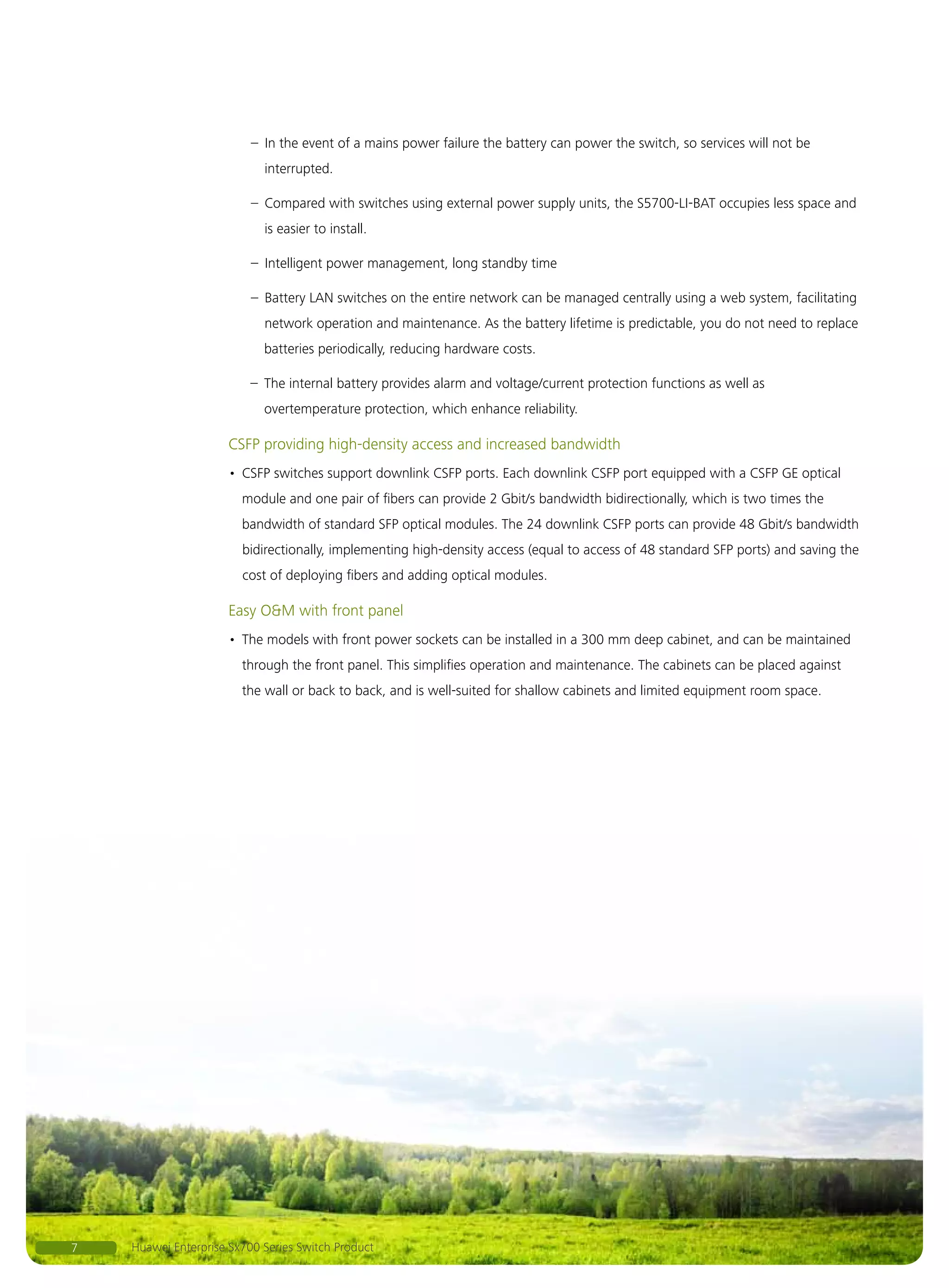 Huawei s5700 li switch datasheet | PDF