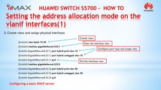 Huawei Switch How To - Configuring a basic DHCP server | PDF