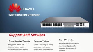 Huawei Switch 24 port and 8 | Cloud Infotech | PPTX