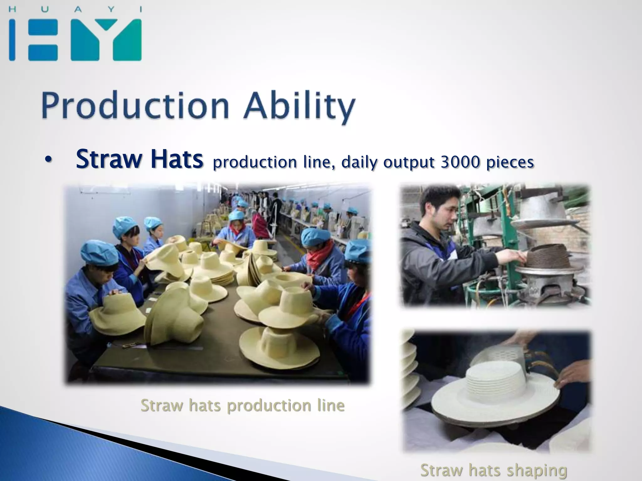 One-stop hat products factory in China--HUAYI | PPTX