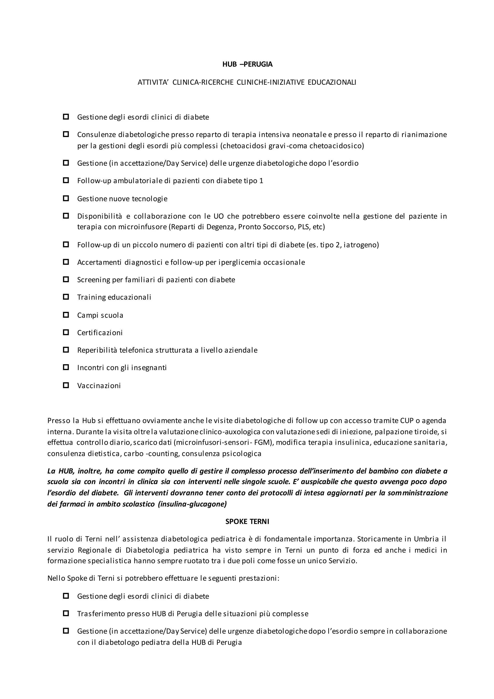 Hub spoke ,srdp | DOCX